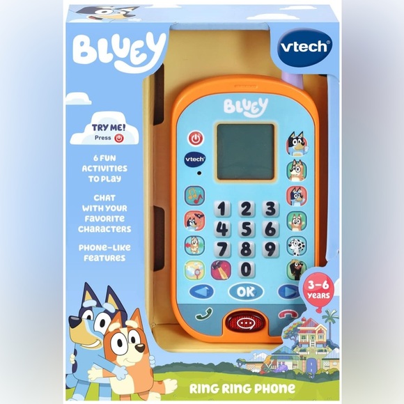 vtech | Toys | Vtech Bluey Ring Ring Phone | Poshmark